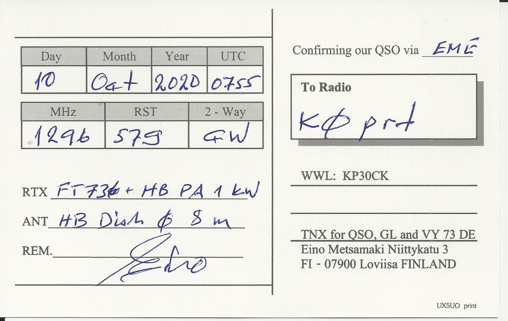 Our 1st DSES Earth-Moon-Earth (EME) Moon Bounce Communications – Deep ...